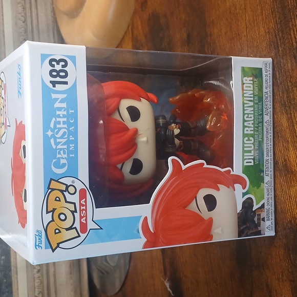 Funko | Other | Funko Pop Asia Genshin Impact Figure With Red Hair ...